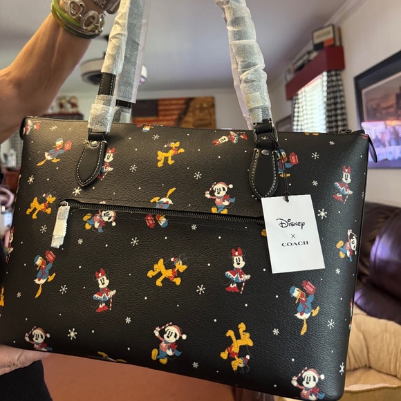 Coach | Bags | Coach X Disney Gallery Tote Holiday Print | Poshmark